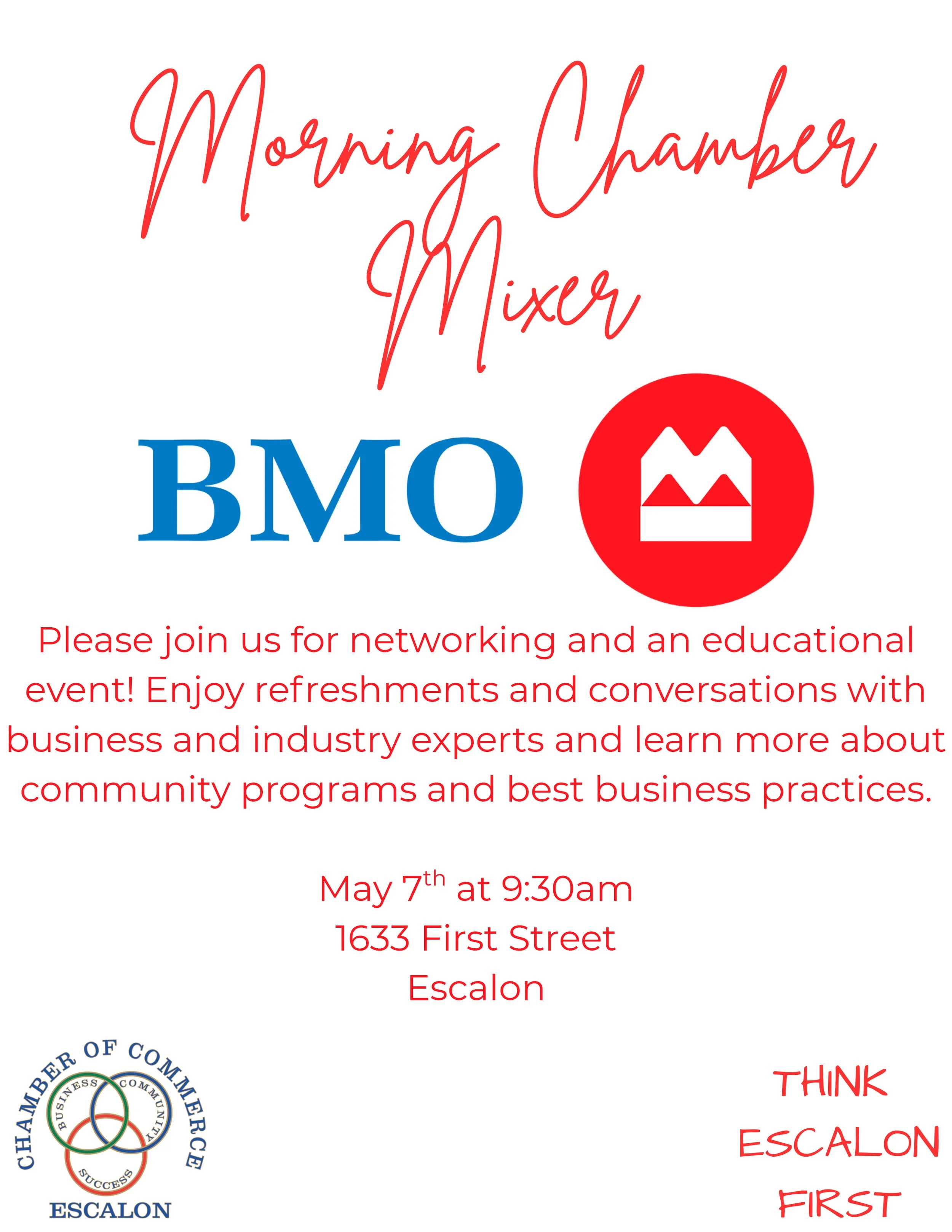 Morning Chamber Mixer — Escalon Chamber of Commerce