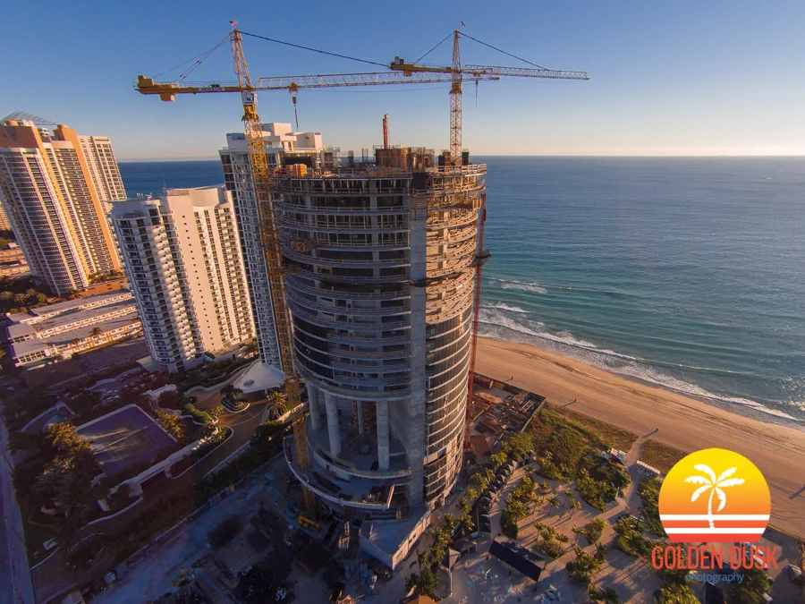 Porsche Design Tower Now At The 27th Floor — Golden Dusk Photography