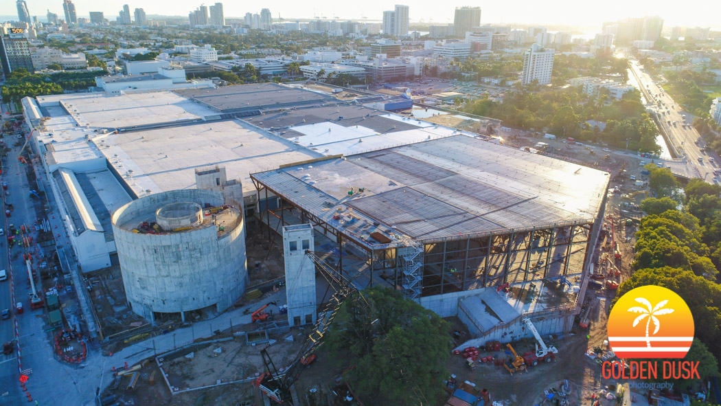 A Look At The Miami Beach Convention Center Construction — Golden Dusk ...