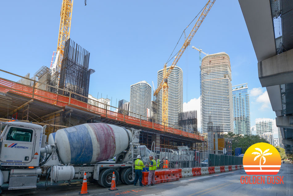 Brickell Flatiron Construction Photos — Golden Dusk Photography
