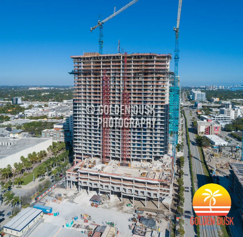 Midtown 6 Tops Off At 32 Stories in Midtown Miami — Golden Dusk Photography