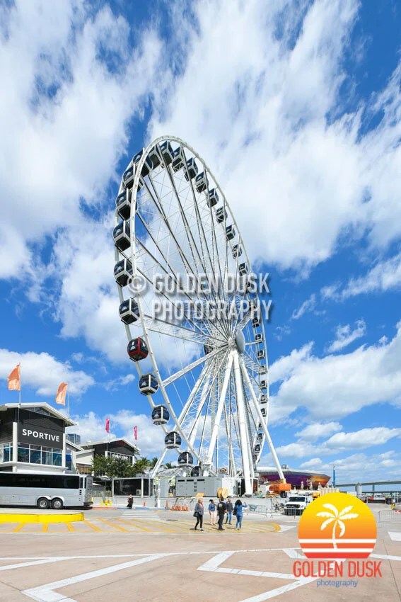 176 Foot Sky Views Miami Ferris Wheel To Open Soon — Golden Dusk ...