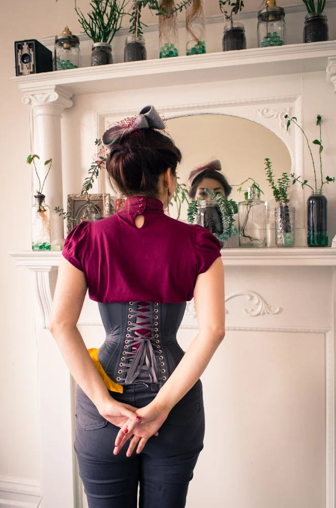 Corseted Daywear: The Grey & Yellow Shoot, featuring the Demoiselle ...