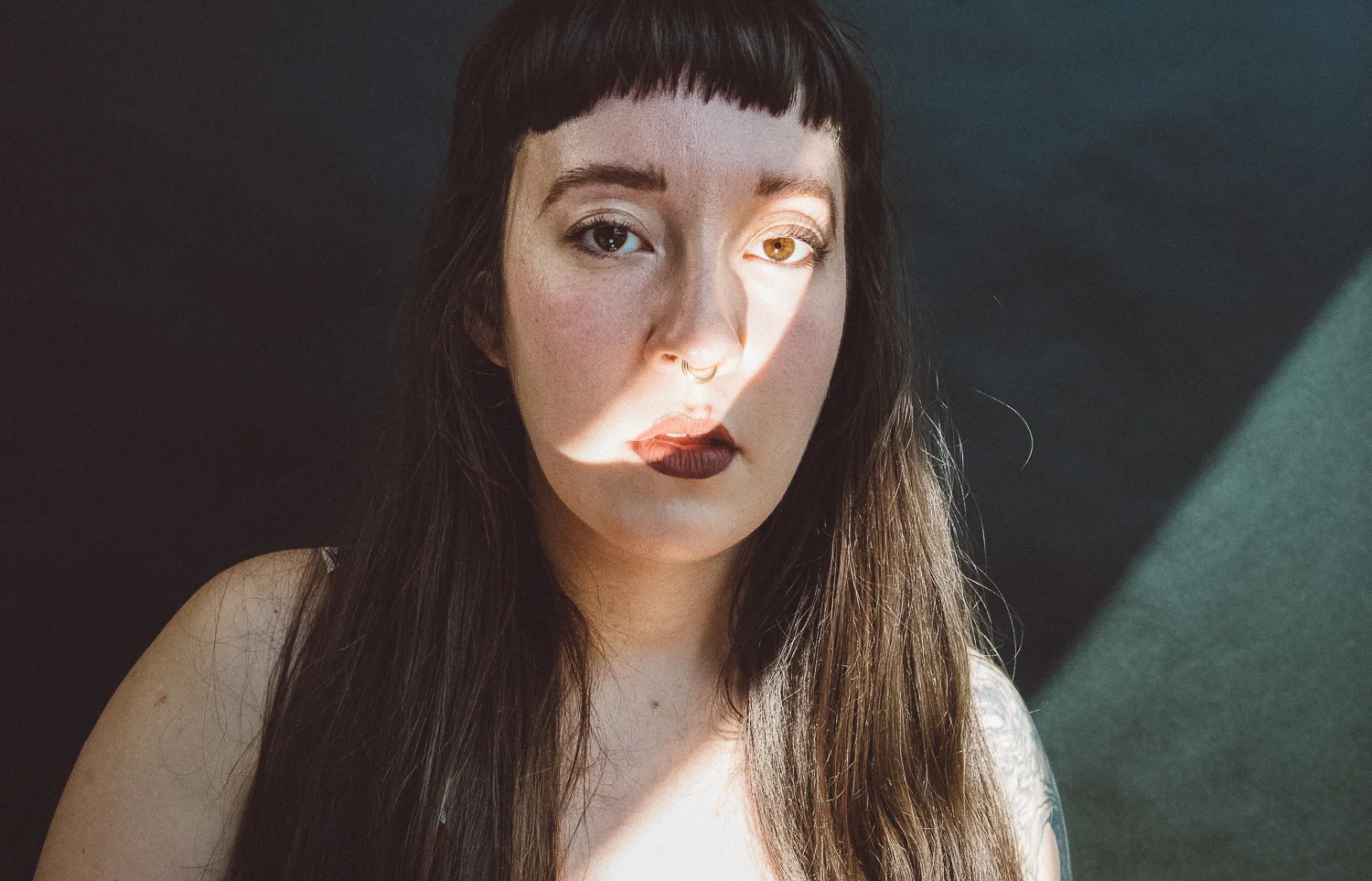 Shadow play portraits with Ellyn — My Twin Lens Photography