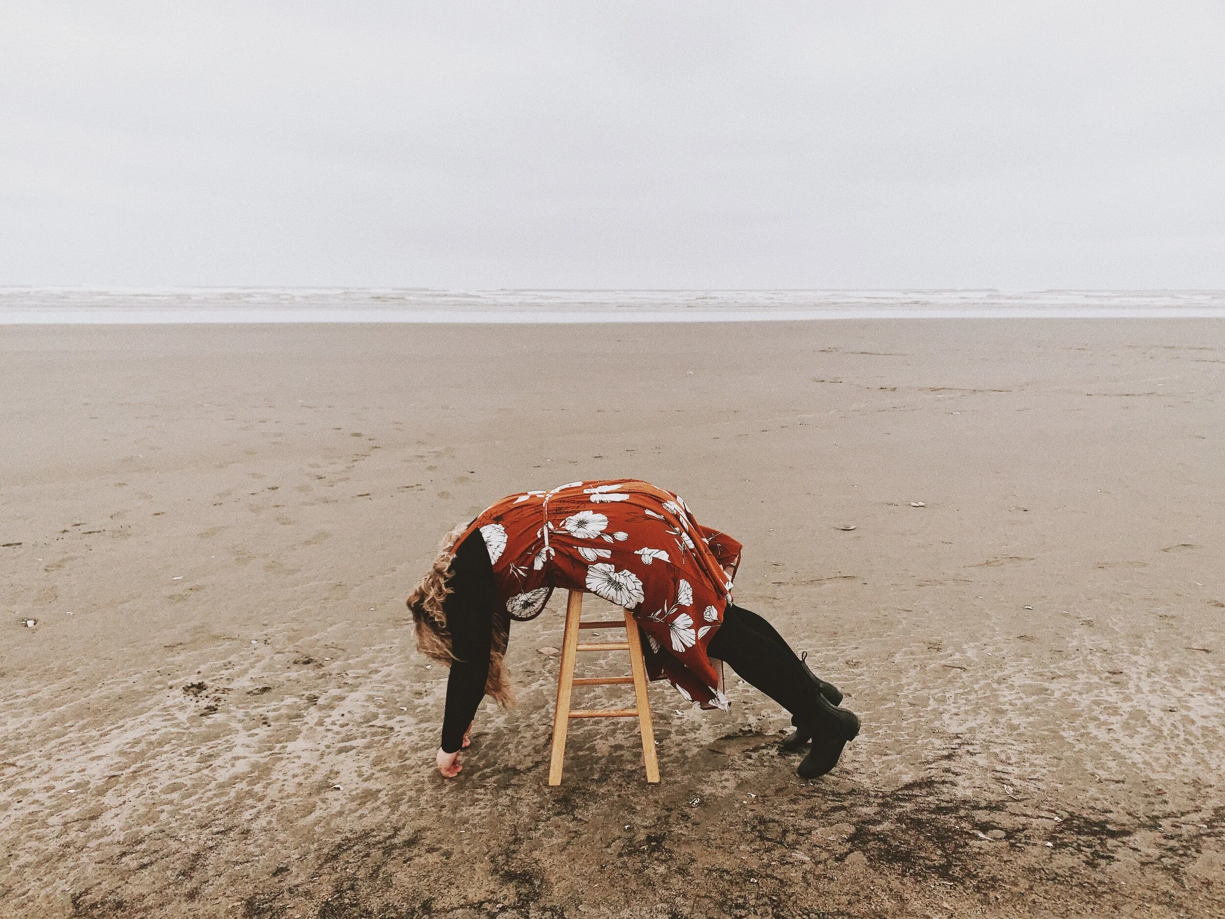 Isolation: Self-Portraits at Pacific Beach — My Twin Lens Photography