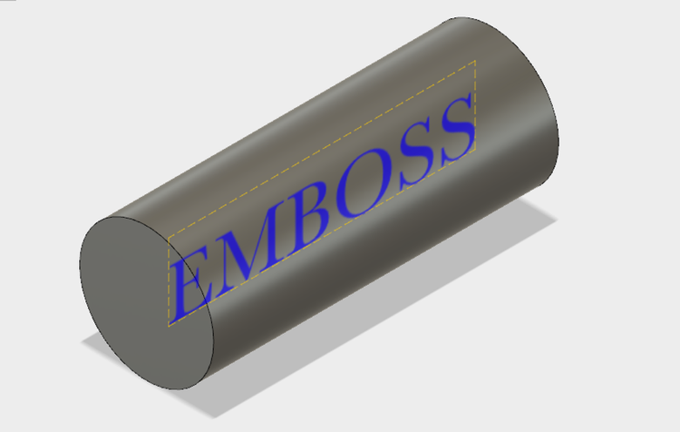 Embossing Text in Fusion 360 — Mechanical Advantage