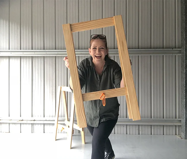 FOLDAWAY trestle table — Little Red Industries
