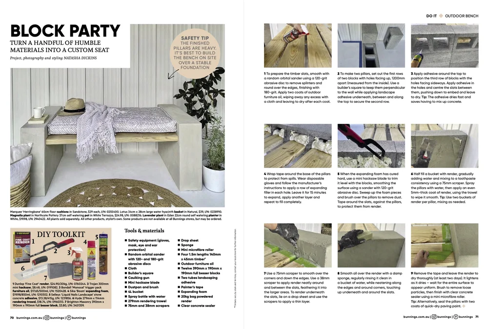 Rendered Block Bench — Little Red Industries