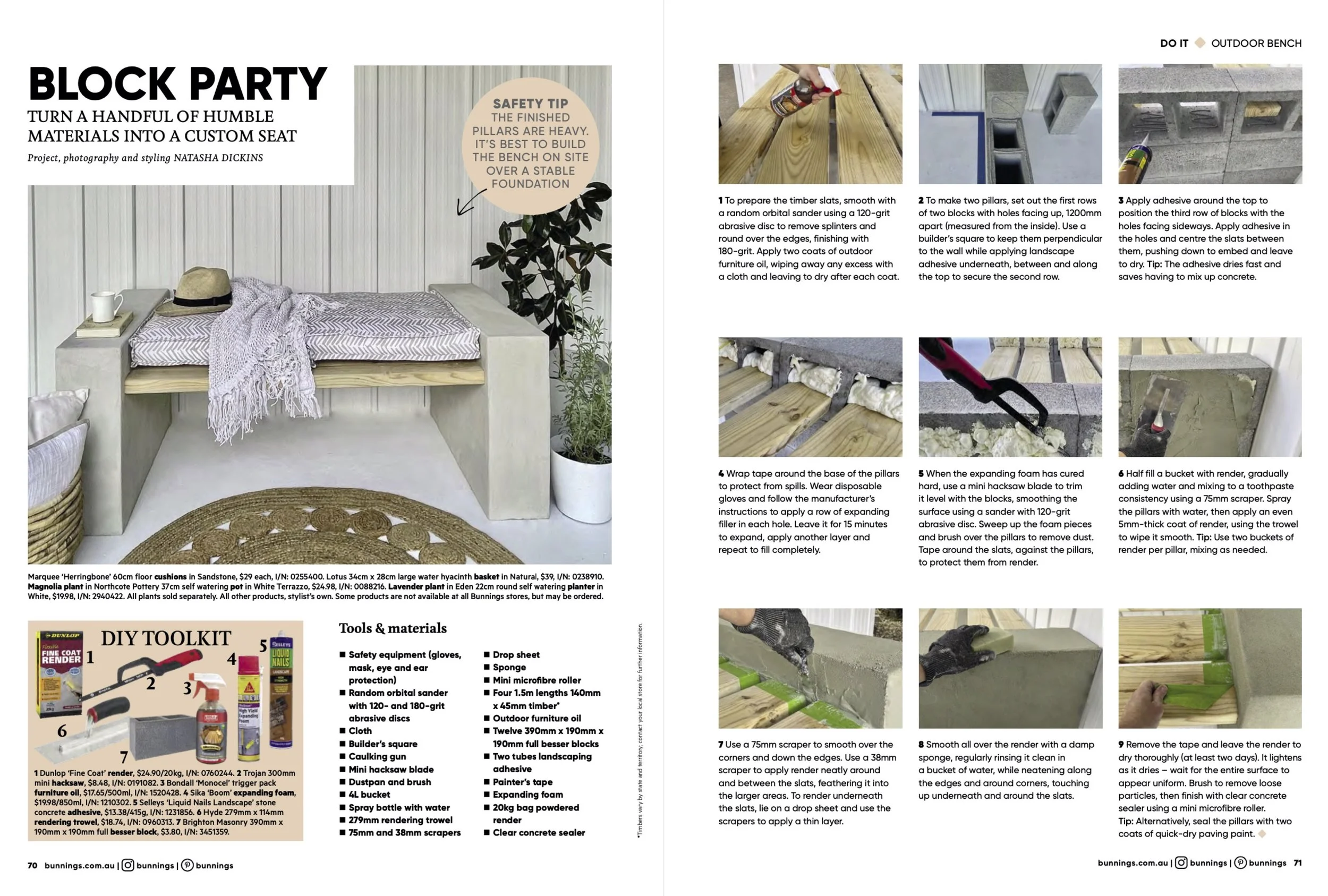 Rendered Block Bench — Little Red Industries