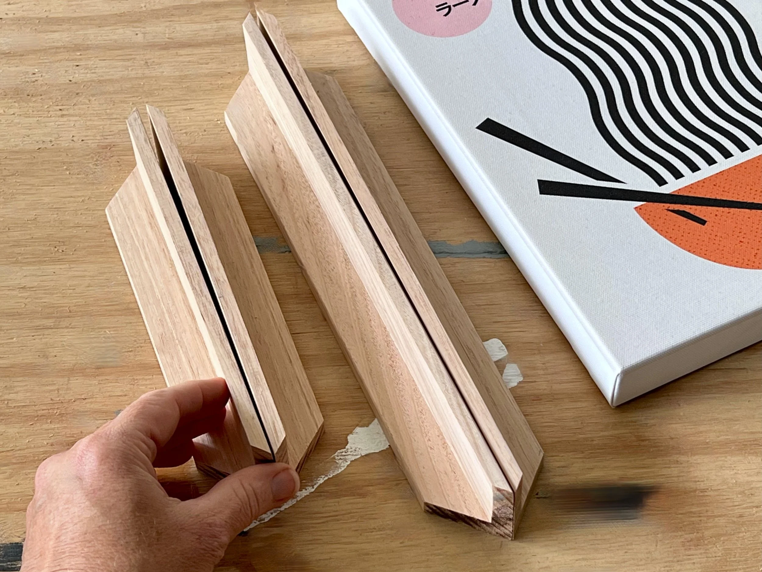 How to DIY frame a stretched canvas artwork — Little Red Industries