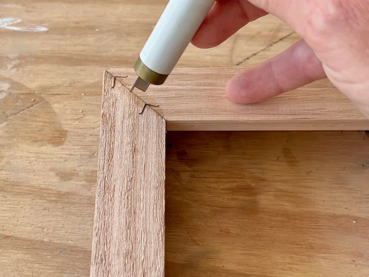 How to DIY frame a stretched canvas artwork — Little Red Industries
