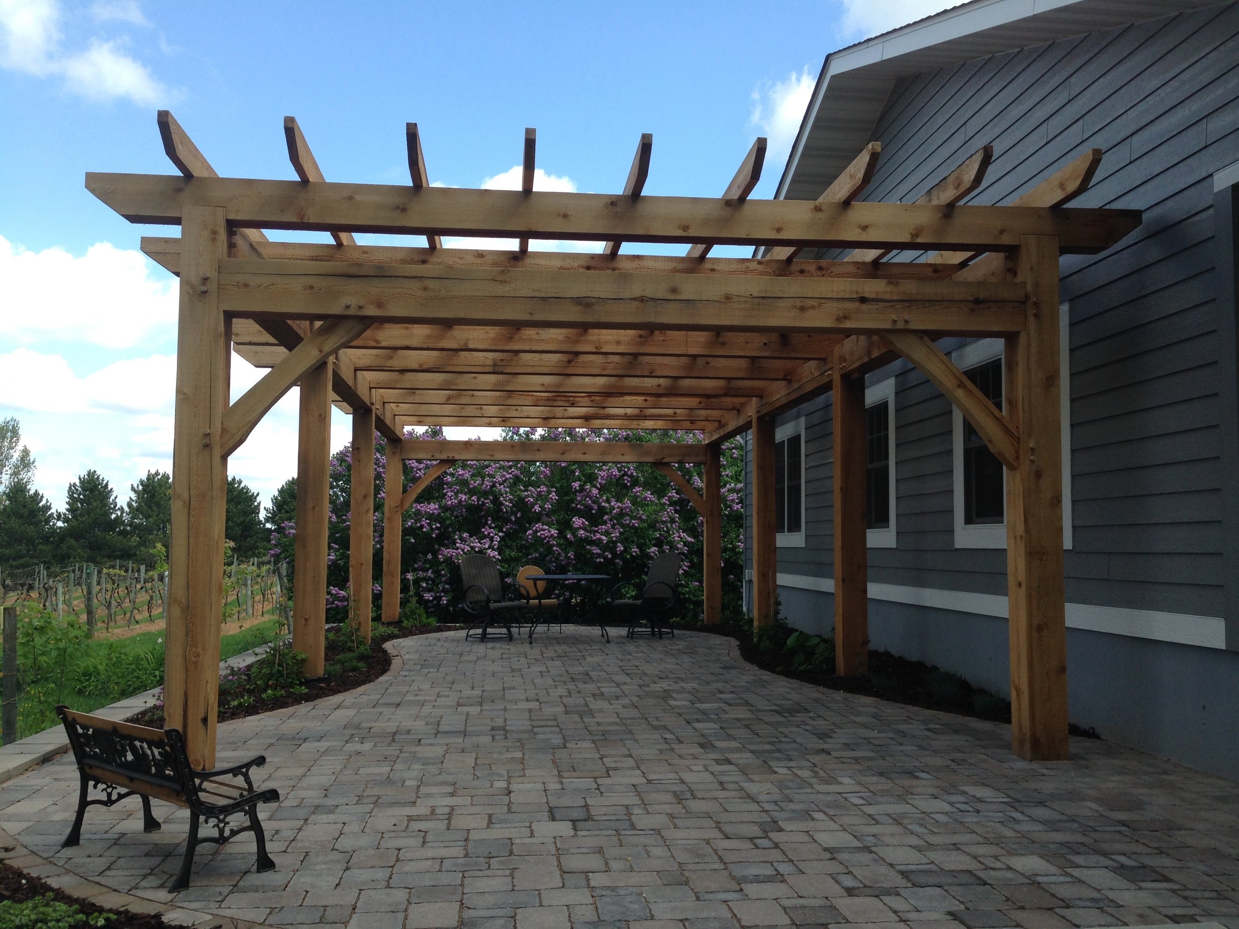 Pergolas | Patios — Cascade Construction Services, LLC CUSTOM TIMBER ...
