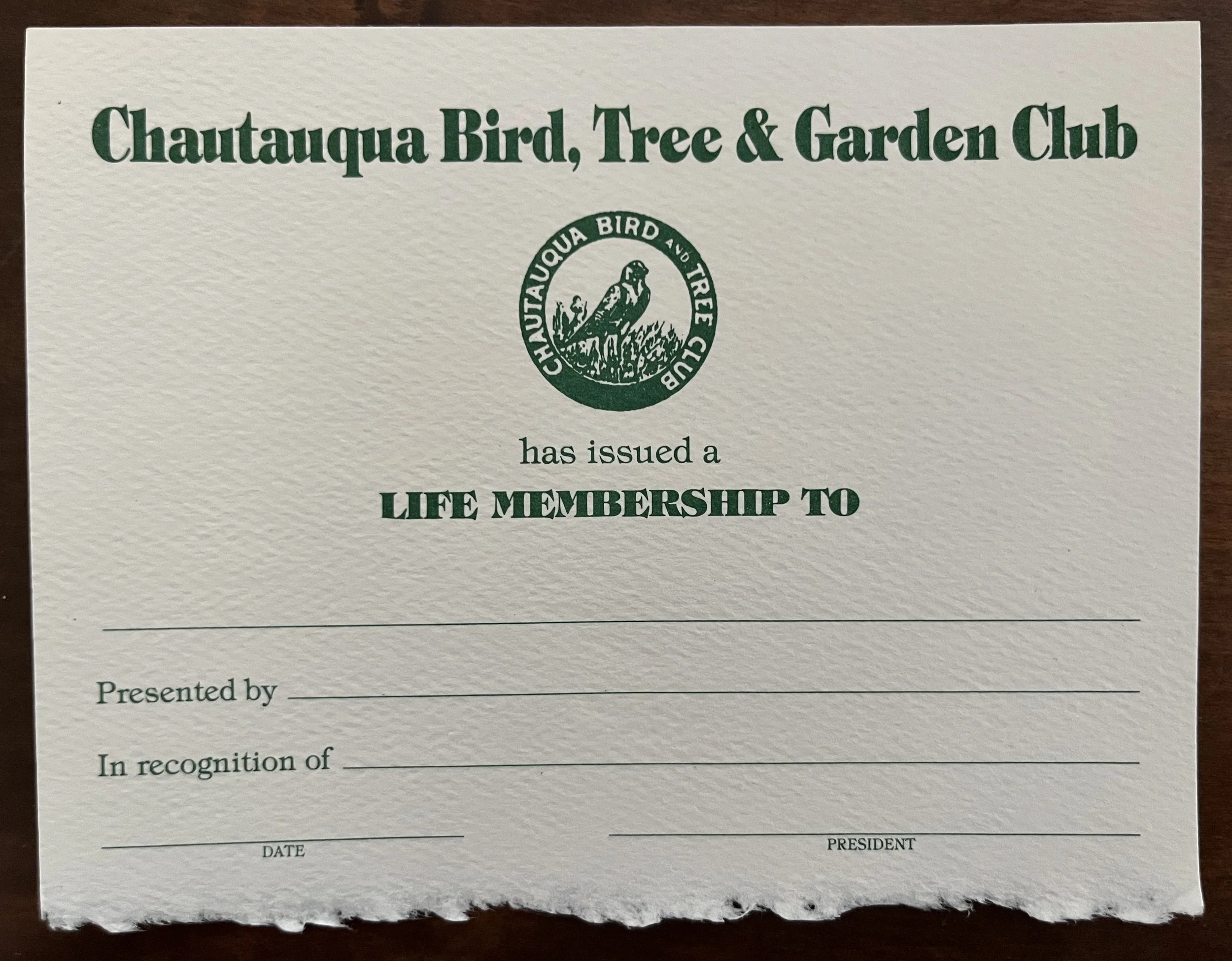 Membership — Chautauqua Bird, Tree & Garden Club
