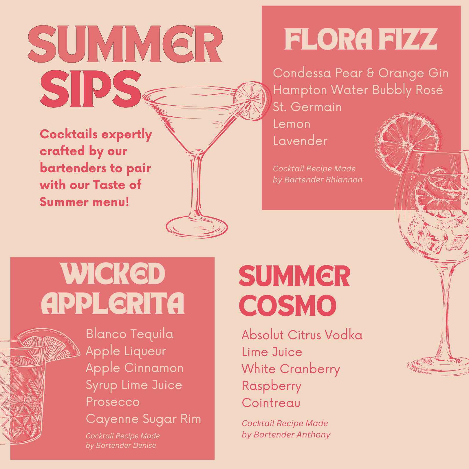 Taste of Summer 2025 — Duval's | Downtown Sarasota Restaurant