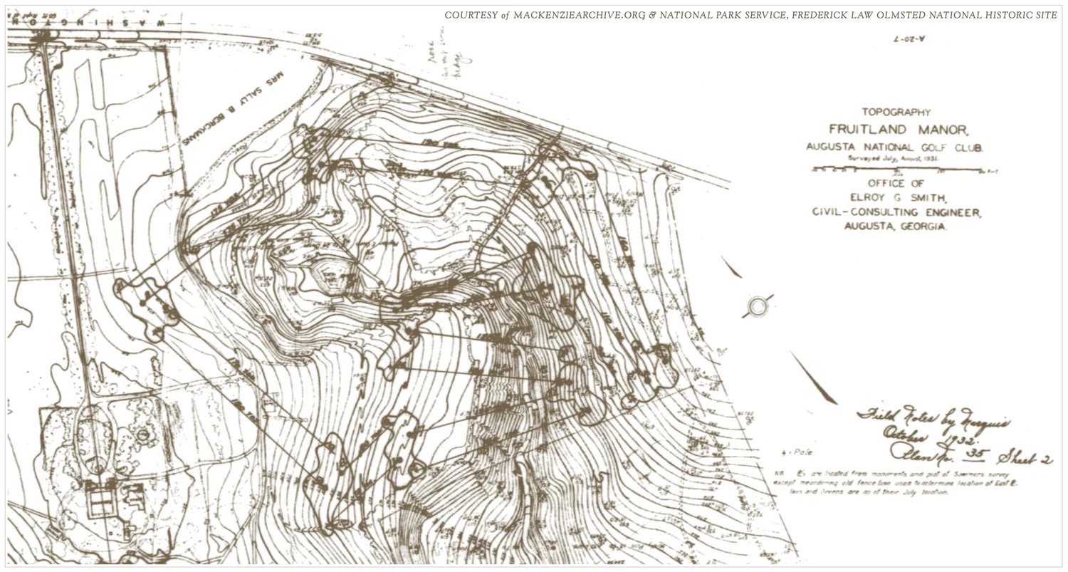 Maps & Plans — Alister MacKenzie Institute