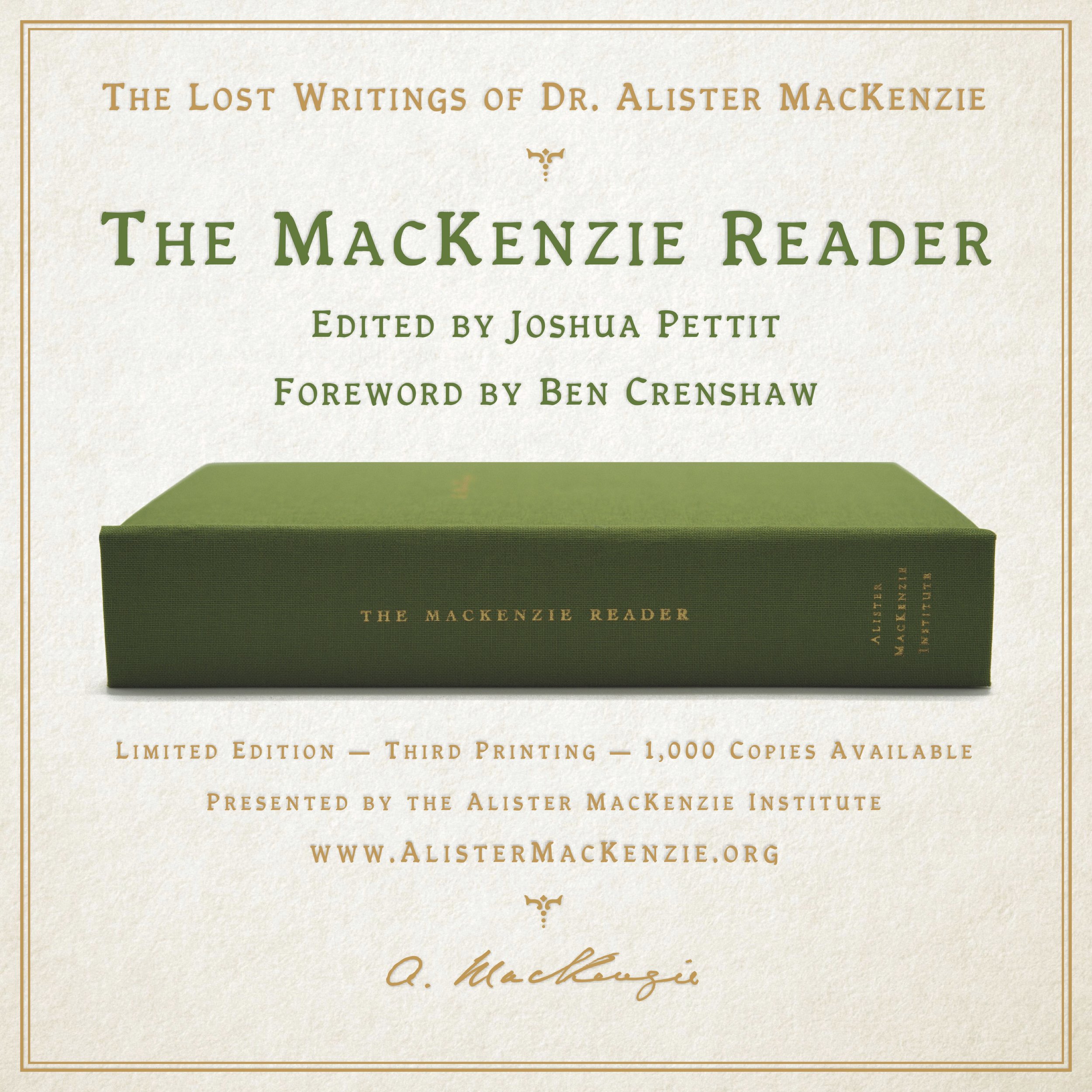 The MacKenzie Reader — Alister MacKenzie Institute