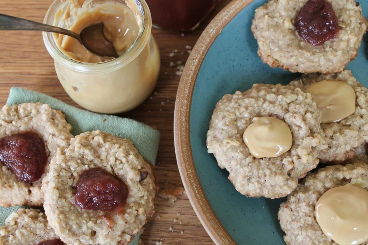 Maple Thumbprint Cookies ~ Vegan and No Refined Sugars — Justamere Tree ...