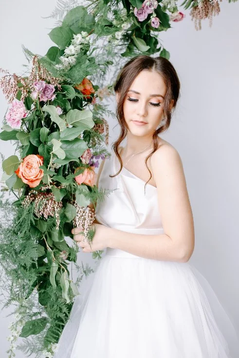 Introducing the new floral hoop arbor -A perfect ceremony backdrop ...