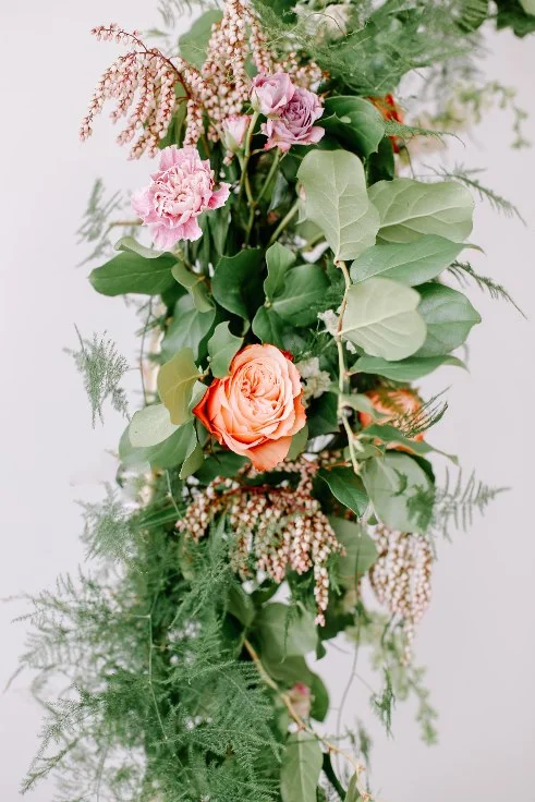 Introducing the new floral hoop arbor -A perfect ceremony backdrop ...