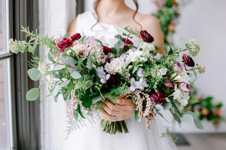 Introducing the new floral hoop arbor -A perfect ceremony backdrop ...
