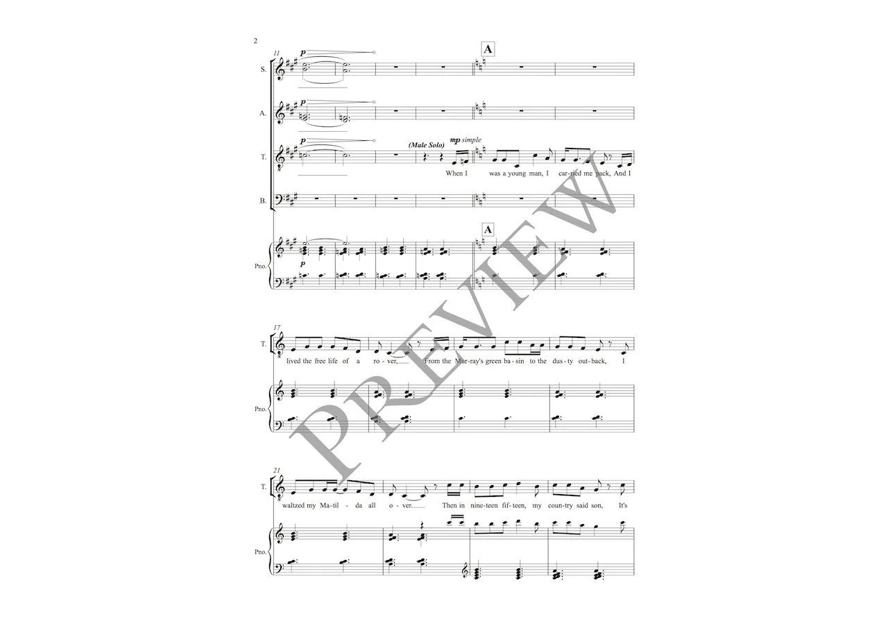 And The Band Played Waltzing Matilda — Nicholas Buc