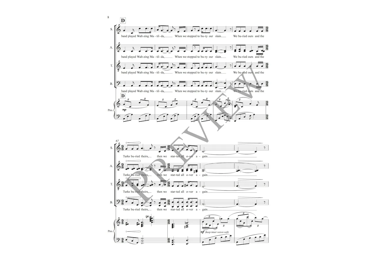 And The Band Played Waltzing Matilda — Nicholas Buc