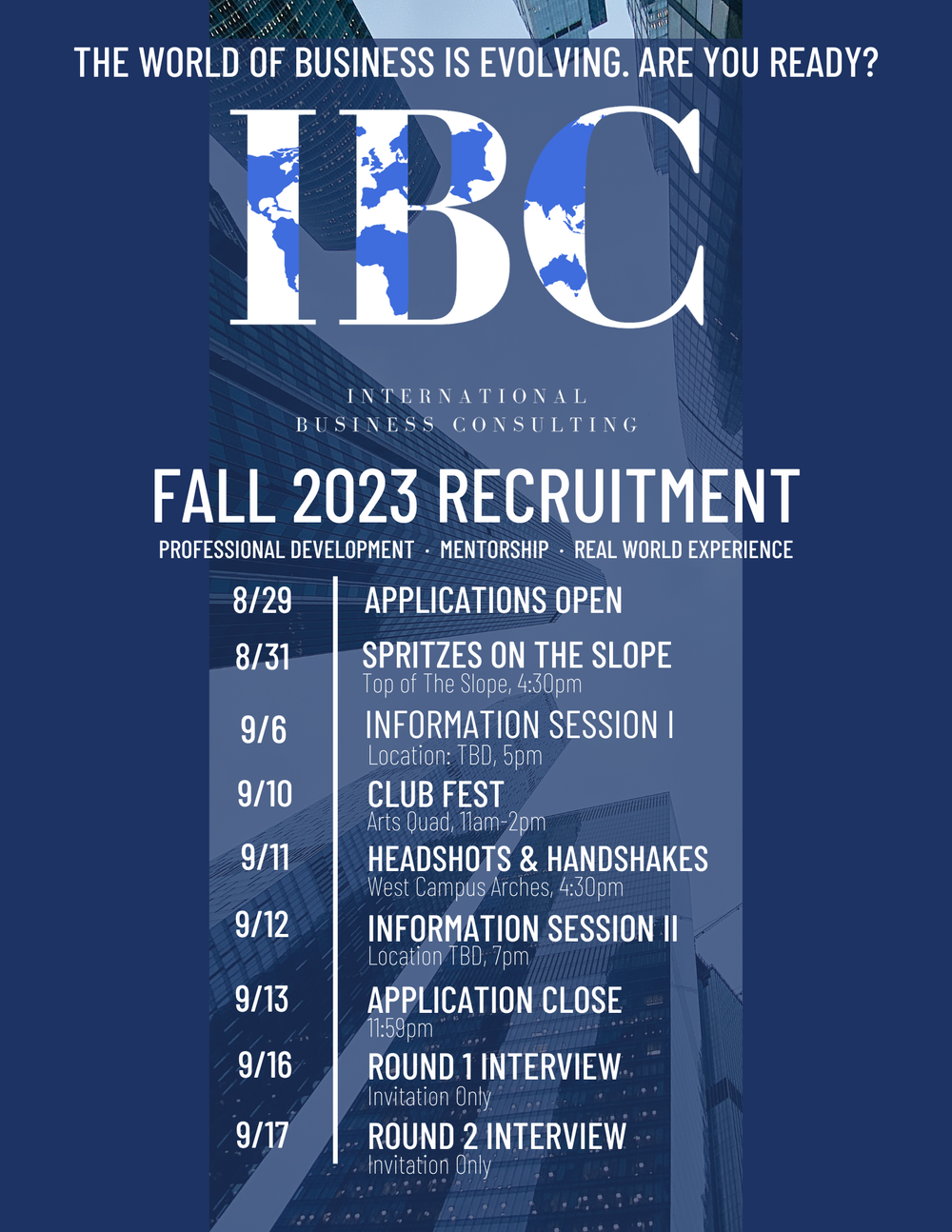 Recruitment — Cornell IBC