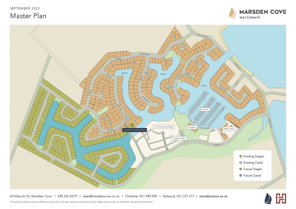 Sections — Marsden Cove