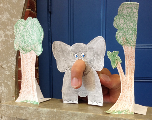 Make Your Own Elephant Finger Puppet — Puppet Showplace Theater