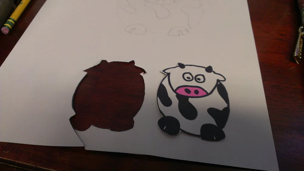 DIY Puppet Crafts: Make your own Cow Finger Puppet! — Puppet Showplace ...