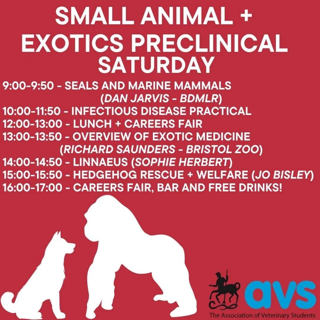 Upcoming Events — The Association of Veterinary Students UK & Ireland