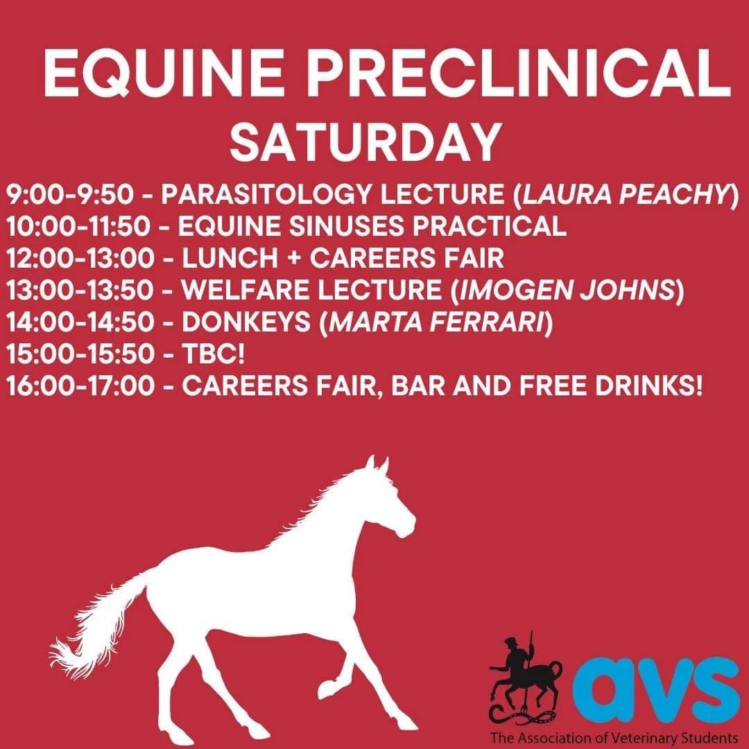 Upcoming Events — The Association of Veterinary Students UK & Ireland