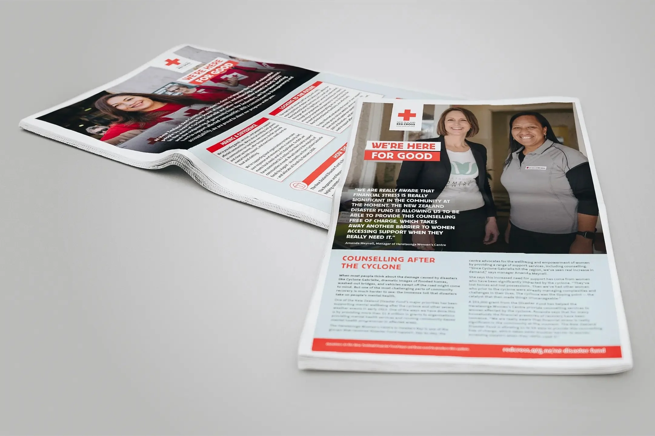 NEW ZEALAND RED CROSS DISASTER FUND — MakeReady