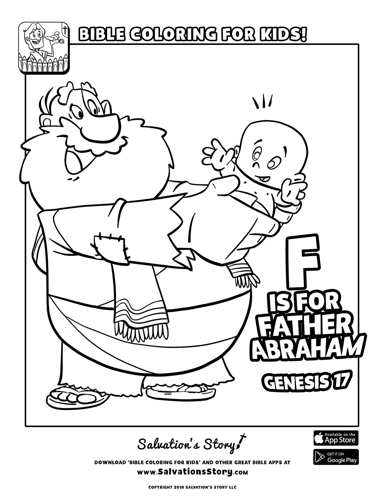 Bible ABCs for Kids Printable Coloring Gallery — Sunday School Games ...