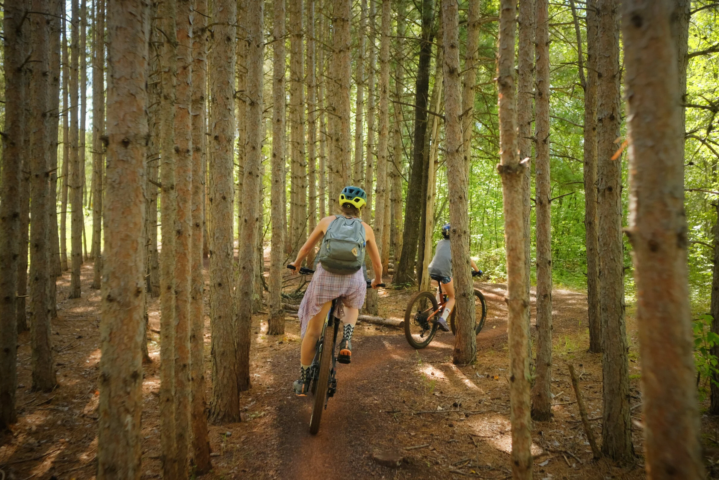 Trail Riding and Swimming in Cuyuna Lakes, Minnesota — bikabout