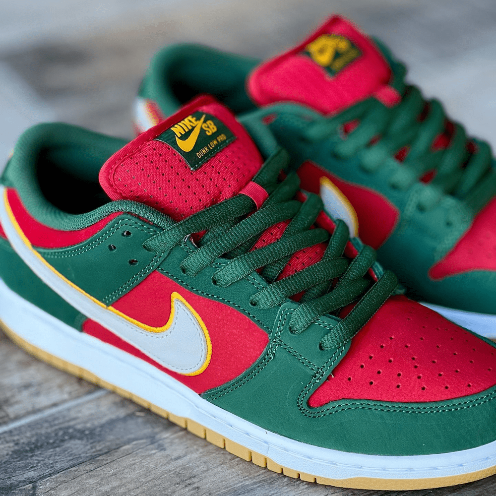Now Available: Nike SB Dunk Low "Seattle Supersonics" — Sneaker Shouts