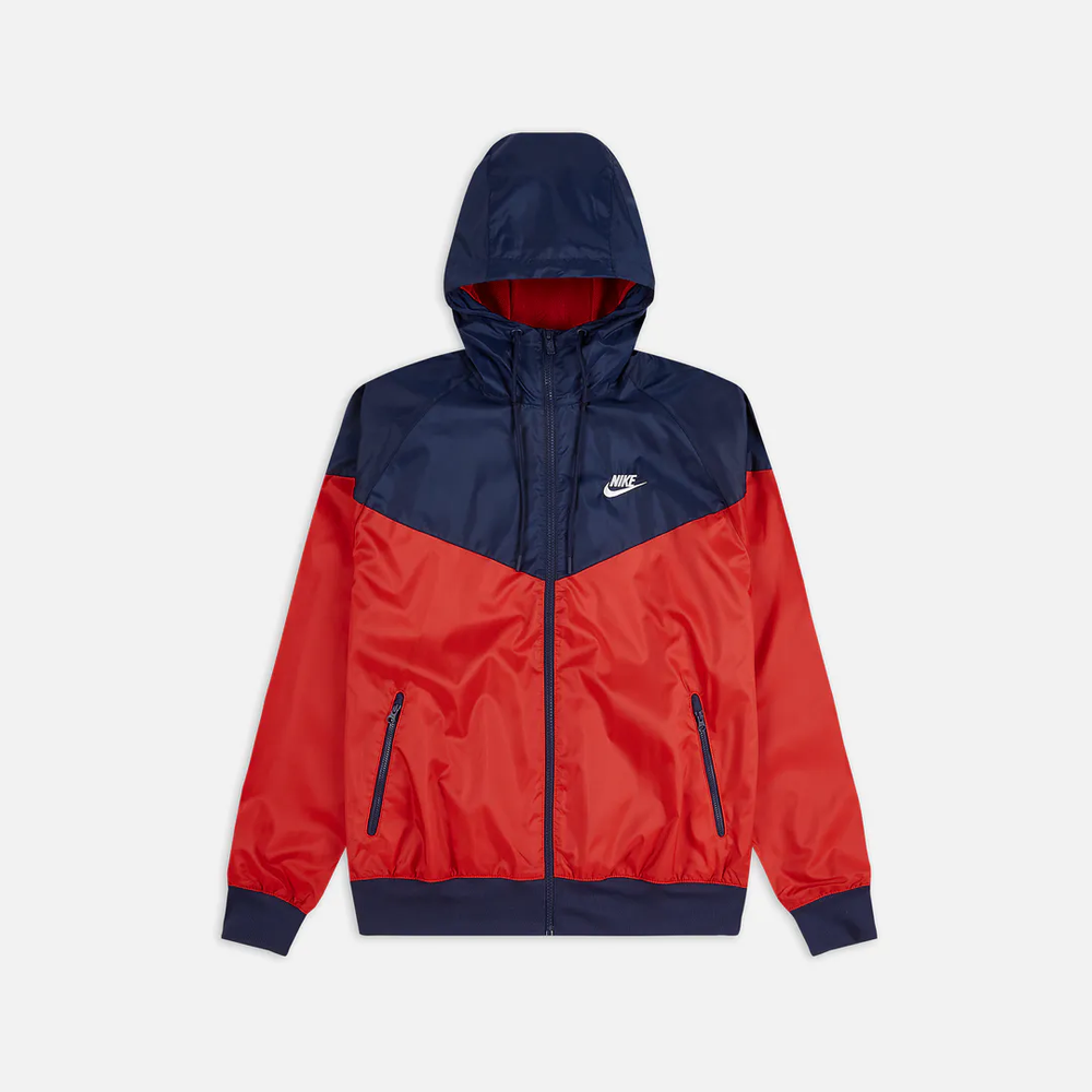 Over 50% OFF the Nike Sportswear Woven Windrunner "Red Navy" — Sneaker ...