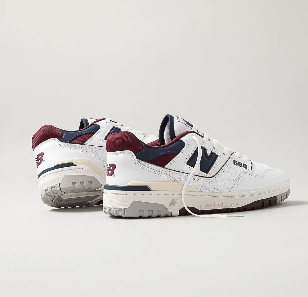 Now Available: New Balance 550 "Burgundy Indigo" — Sneaker Shouts