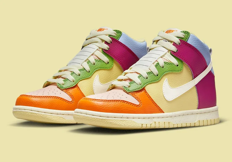 Now Available: Gradeschool Nike Dunk High "Multicolor" — Sneaker Shouts