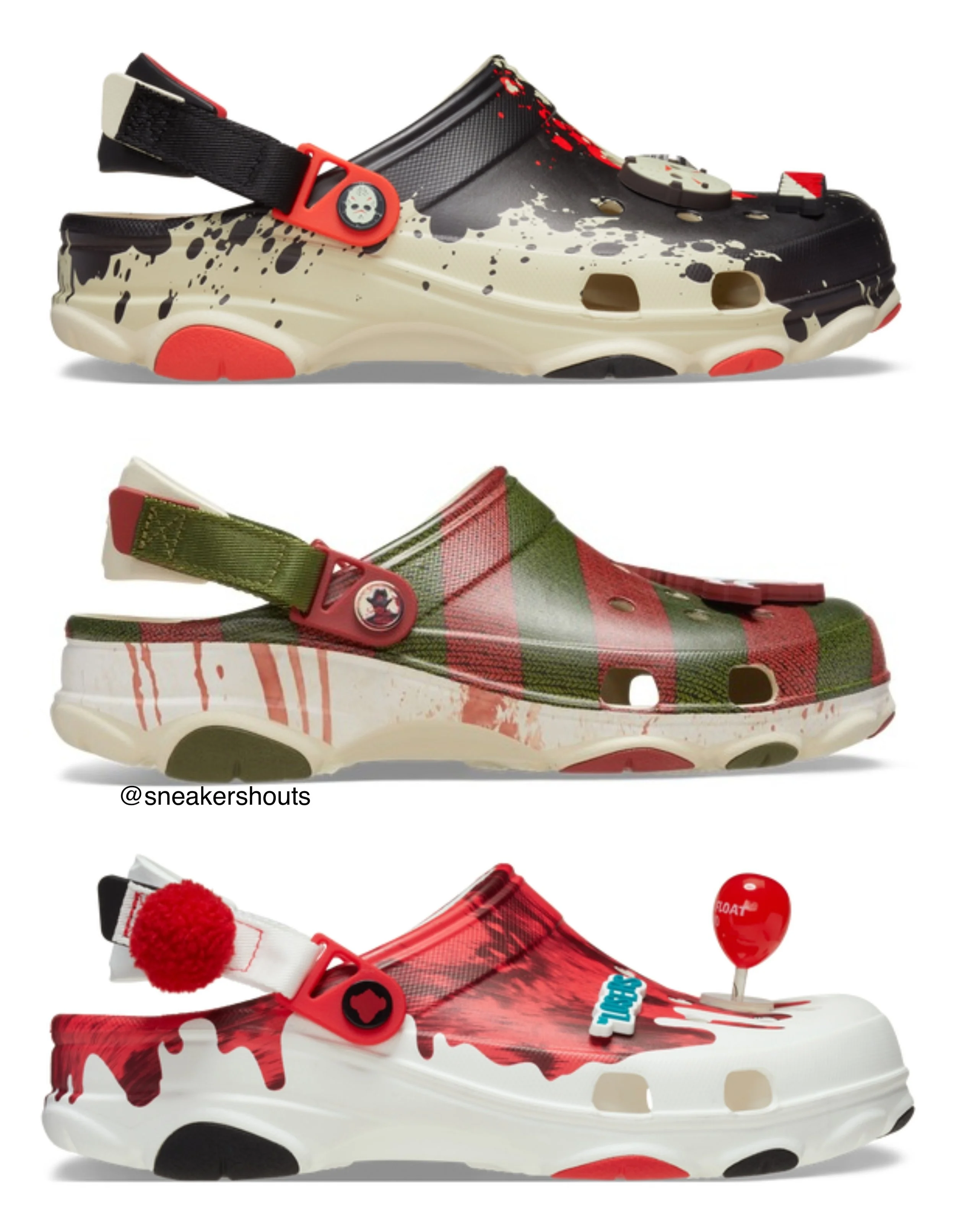Now Available: Crocs All Terrain Clogs "Horror Collection" — Sneaker Shouts