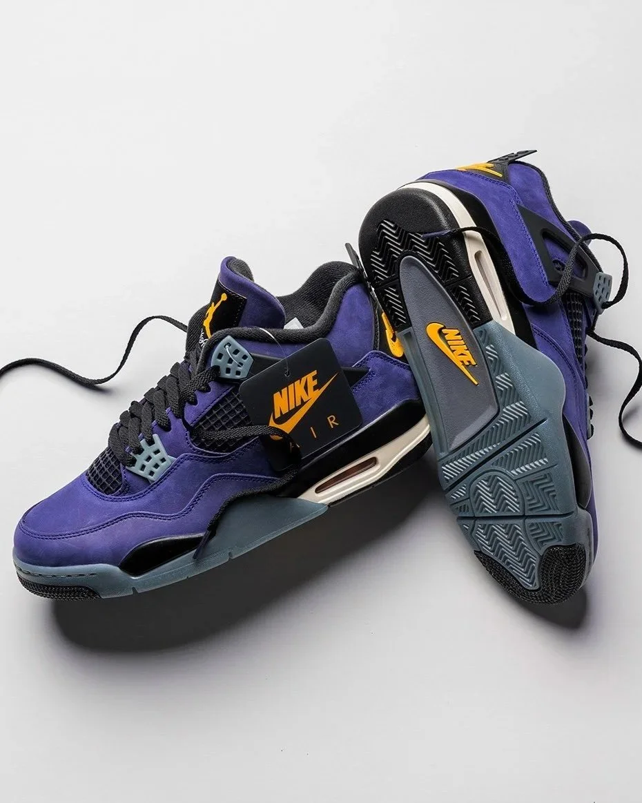 Restock: Air Jordan 4 Retro "Lakers" — Sneaker Shouts