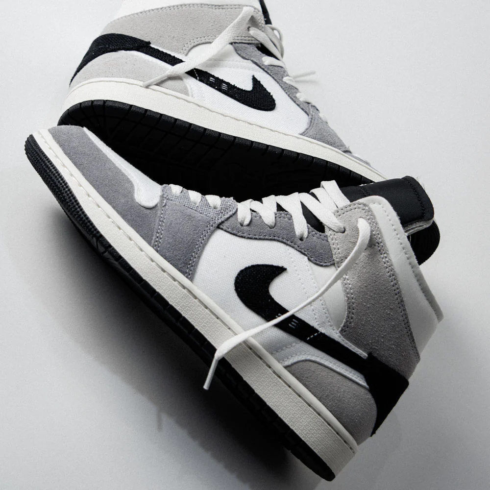 Now Available: Air Jordan 1 Mid Craft "Cement Grey" — Sneaker Shouts