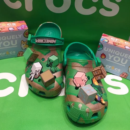 Now Available: Minecraft x Crocs Classic Clogs — Sneaker Shouts