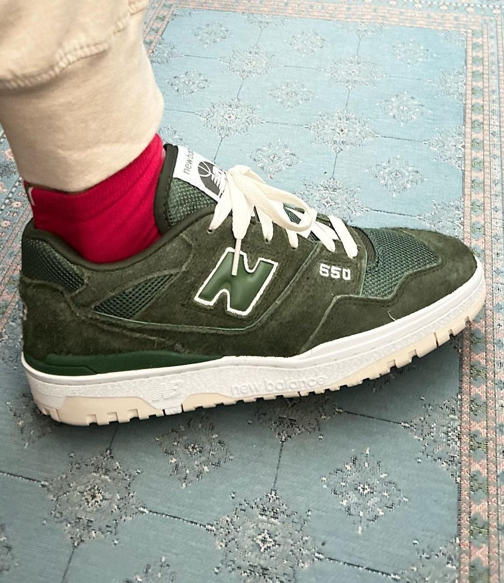 Now Available: New Balance 550 "Olive Suede" — Sneaker Shouts