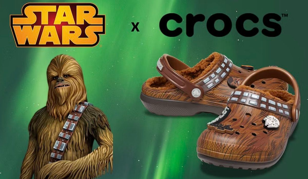 Now Available: Star Wars x Crocs Classic Lined Clogs "Chewbacca ...