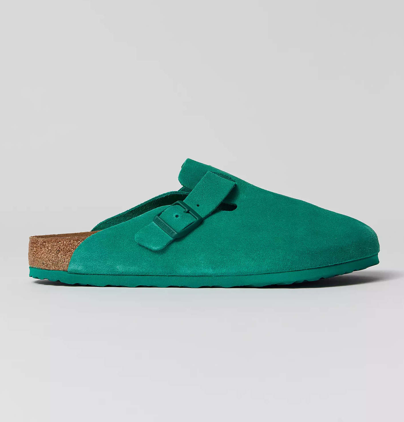 On Sale: Birkenstock Boston Clog Suede "Digital Green" — Sneaker Shouts