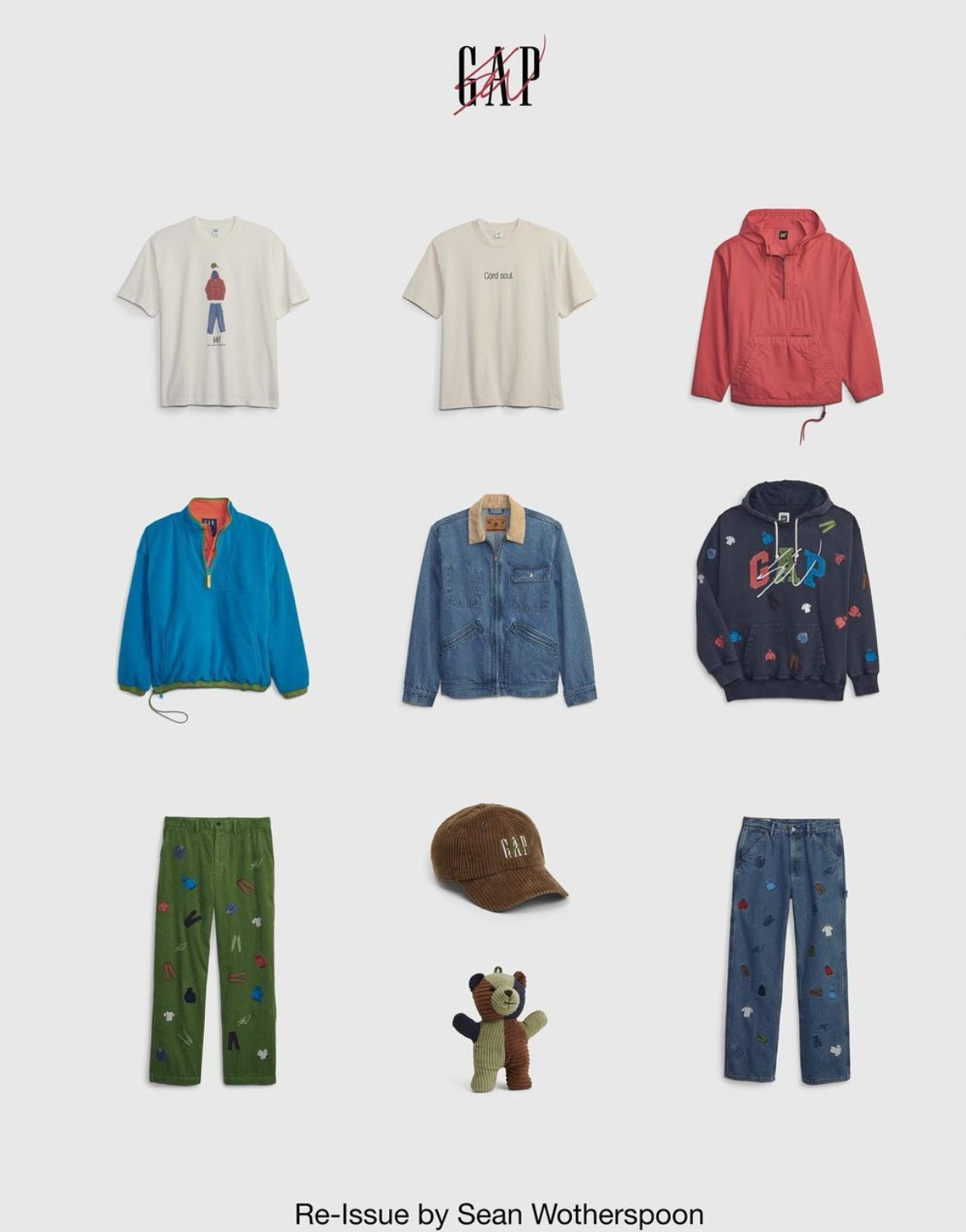Now Available: Sean Wotherspoon x GAP "Re-Issue" Collection — Sneaker Shouts