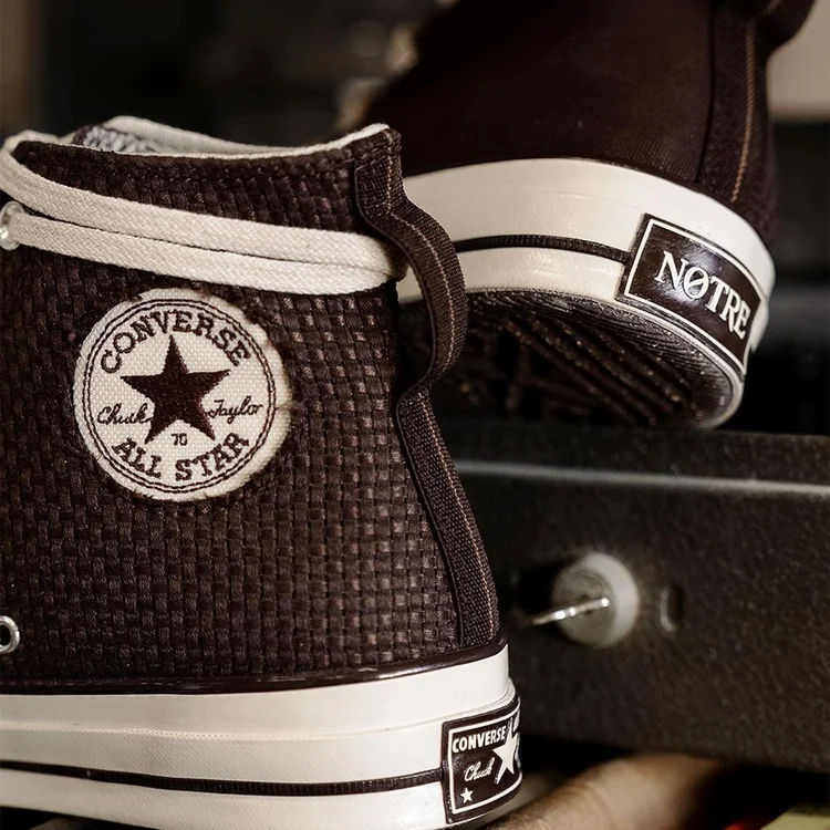 Now Available: Notre x Converse Chuck 70 Hi "Deep Mahogany" — Sneaker ...