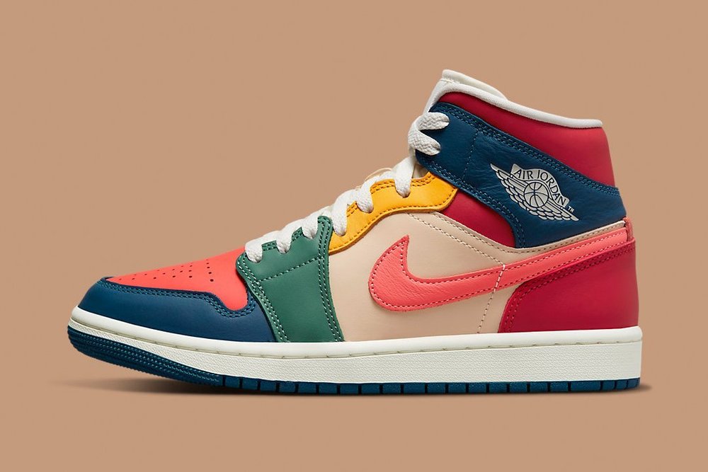 Restock: Air Jordan 1 Mid SE (W) "Multicolor" — Sneaker Shouts