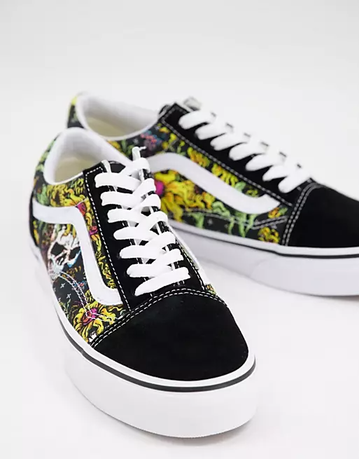 On Sale Vans Old Skool Beauty Skull — Sneaker Shouts